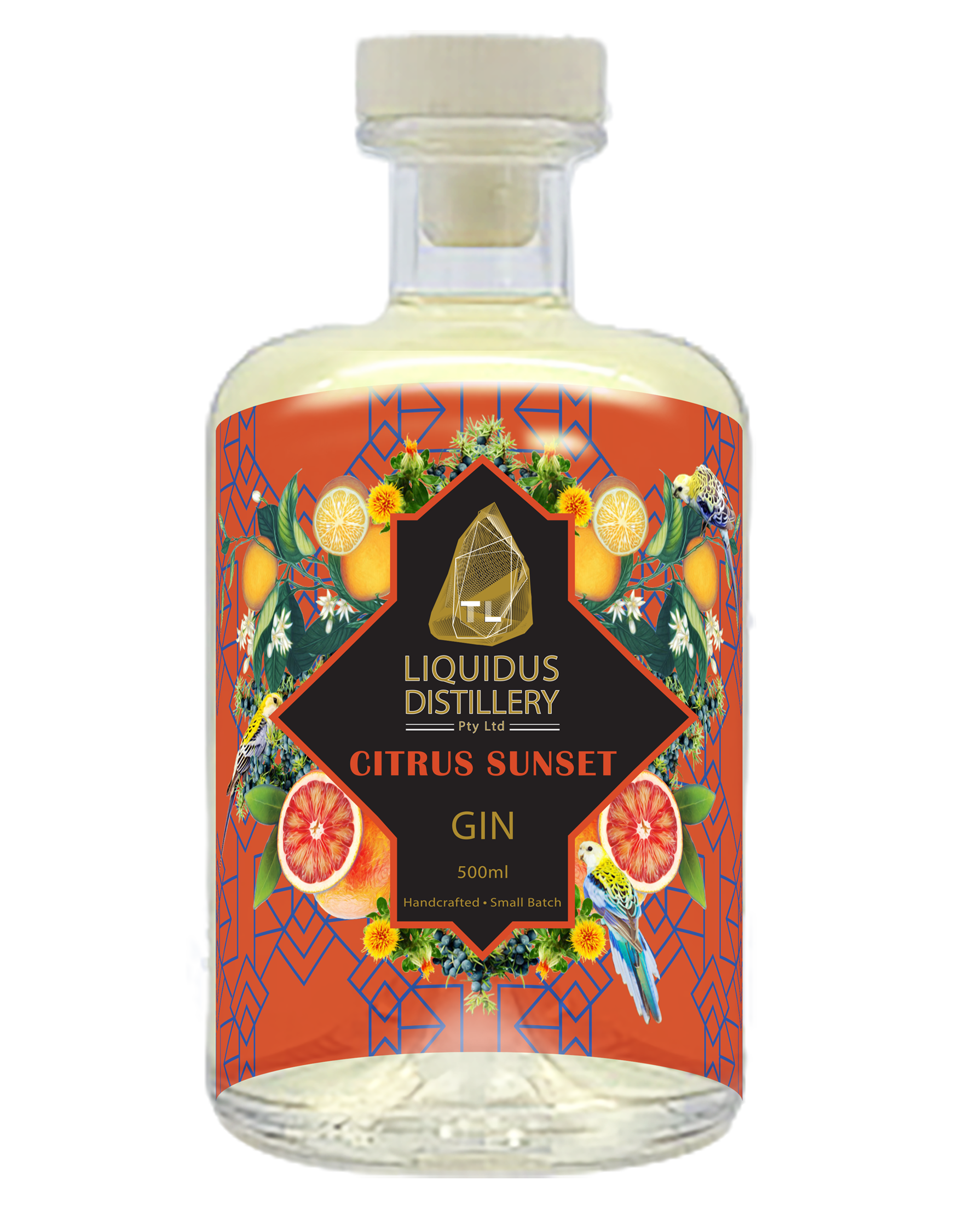 Dry based Blood Orange Gin - Try Citrus Sunset – Liquidus Distillery