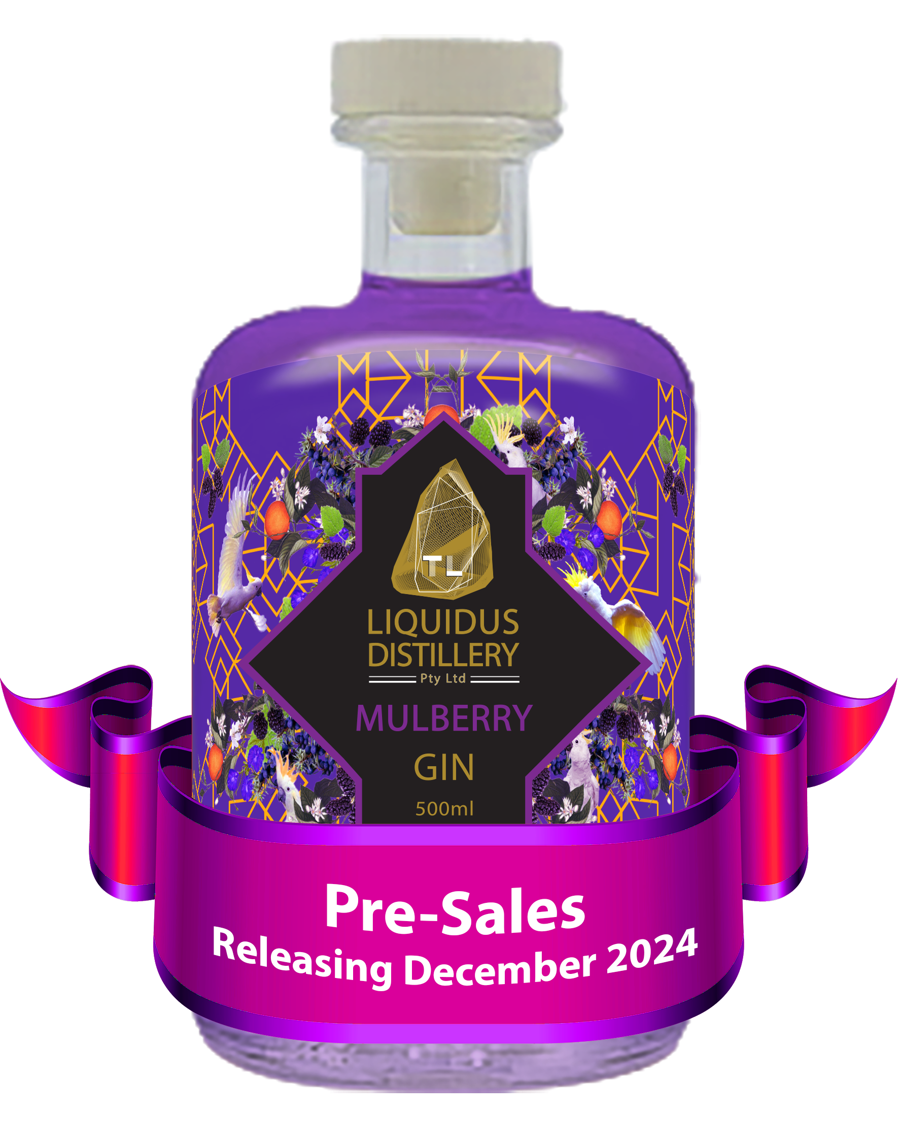 Mulberry Gin – Liquidus Distillery